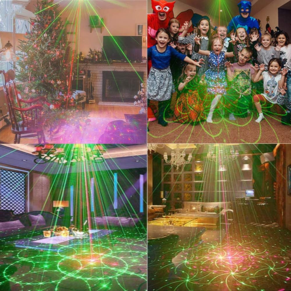 CAIYUE Party Lights Dj Disco Lights Stage Effect Projector Lights with ...