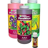 Amazon.com: FloraGro, FloraBloom, FloraMicro Set + 1oz Floralicious ...