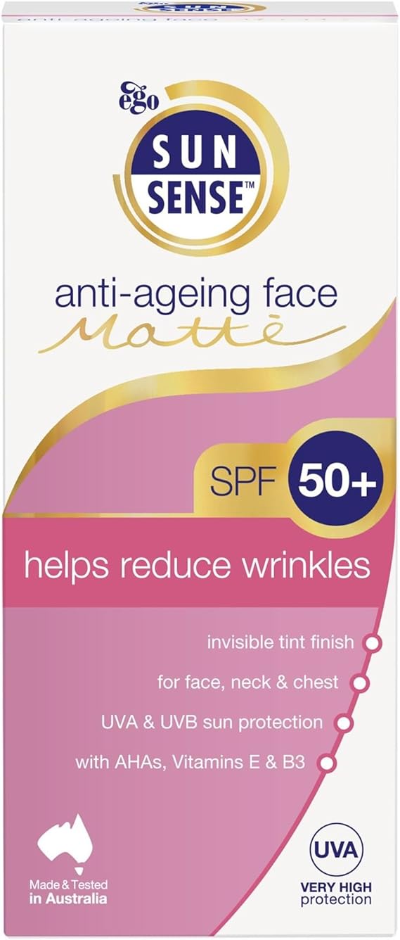 Sunsense Daily Anti-Ageing Face Matte Sunscreen SPF50+ 100ml: Amazon.co ...