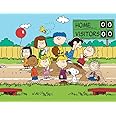 Amazon.com: Baseball Featuring Snoopy & The Peanuts Gang 100 Piece ...