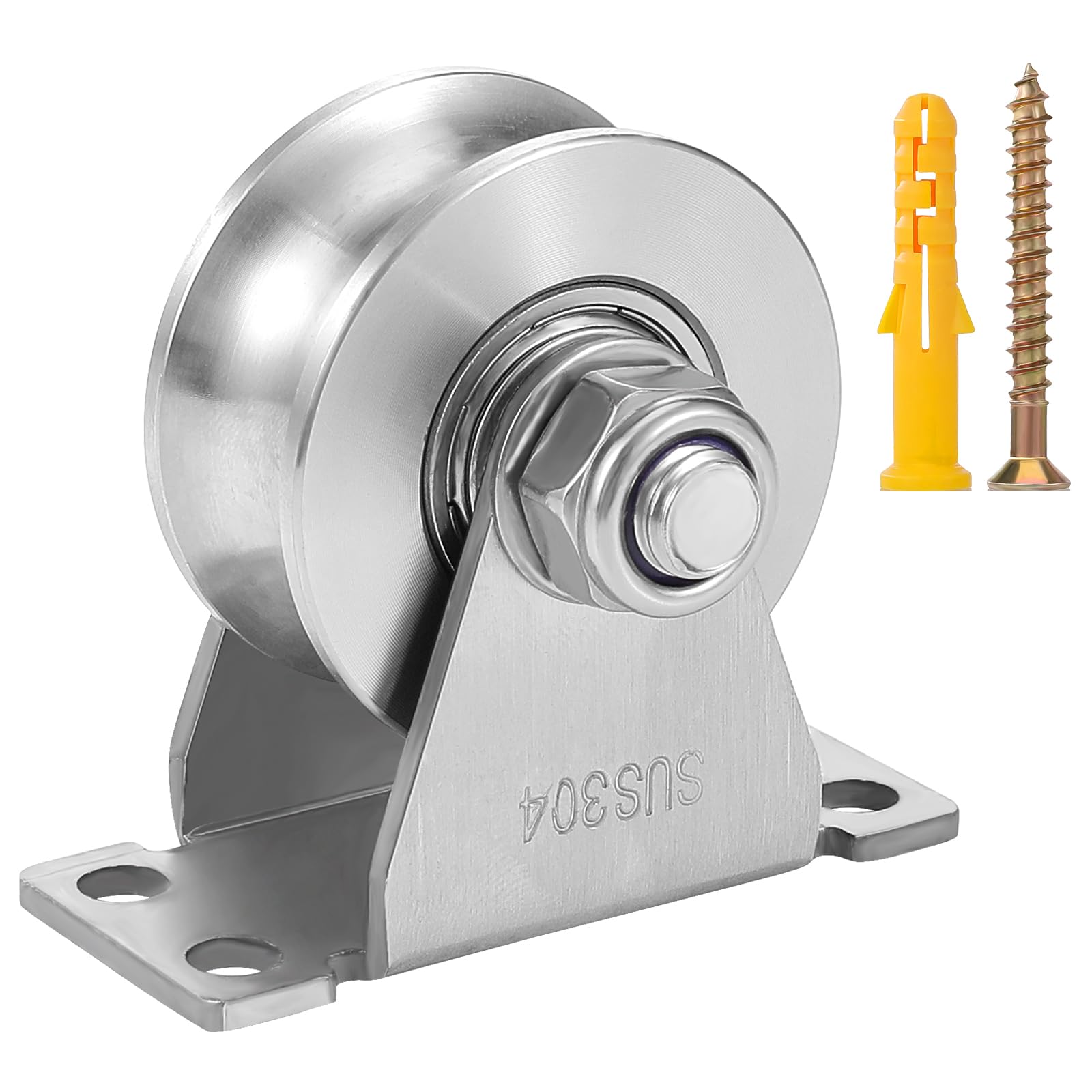 Mua U Type Pulley Wheel Stainless Steel Pulley Block for DIY Gym ...