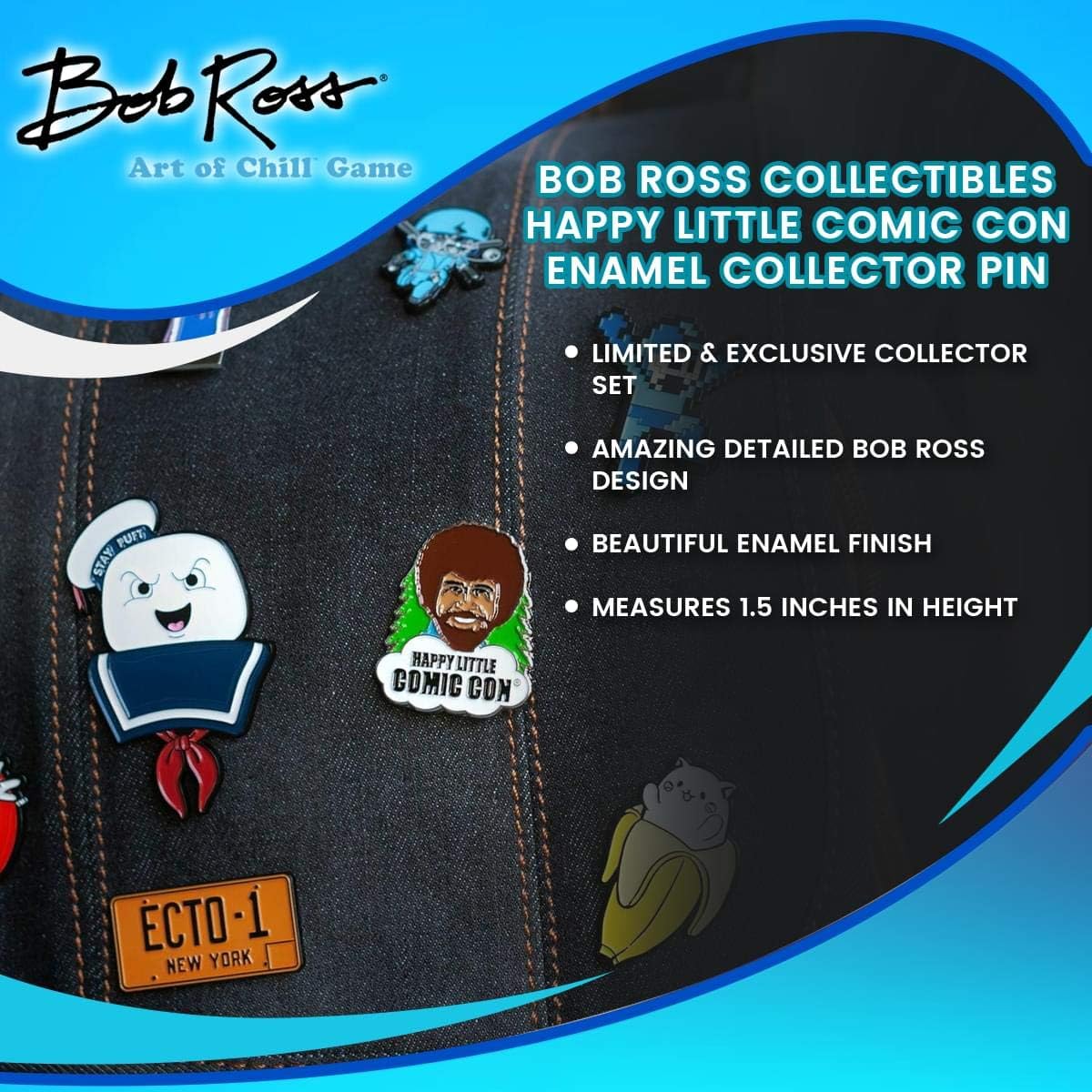 Surreal Entertainment Bob Ross Collectibles Happy Little Comic Con ...