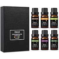 Amazon.com: Essential Oils Set, ESSLUX Top 6 Aromatherapy Oils for Diffuser, Massage, Soap ...