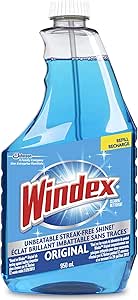 Windex Original Blue Glass & Window Cleaner Refill, 950ml: Amazon.ca ...
