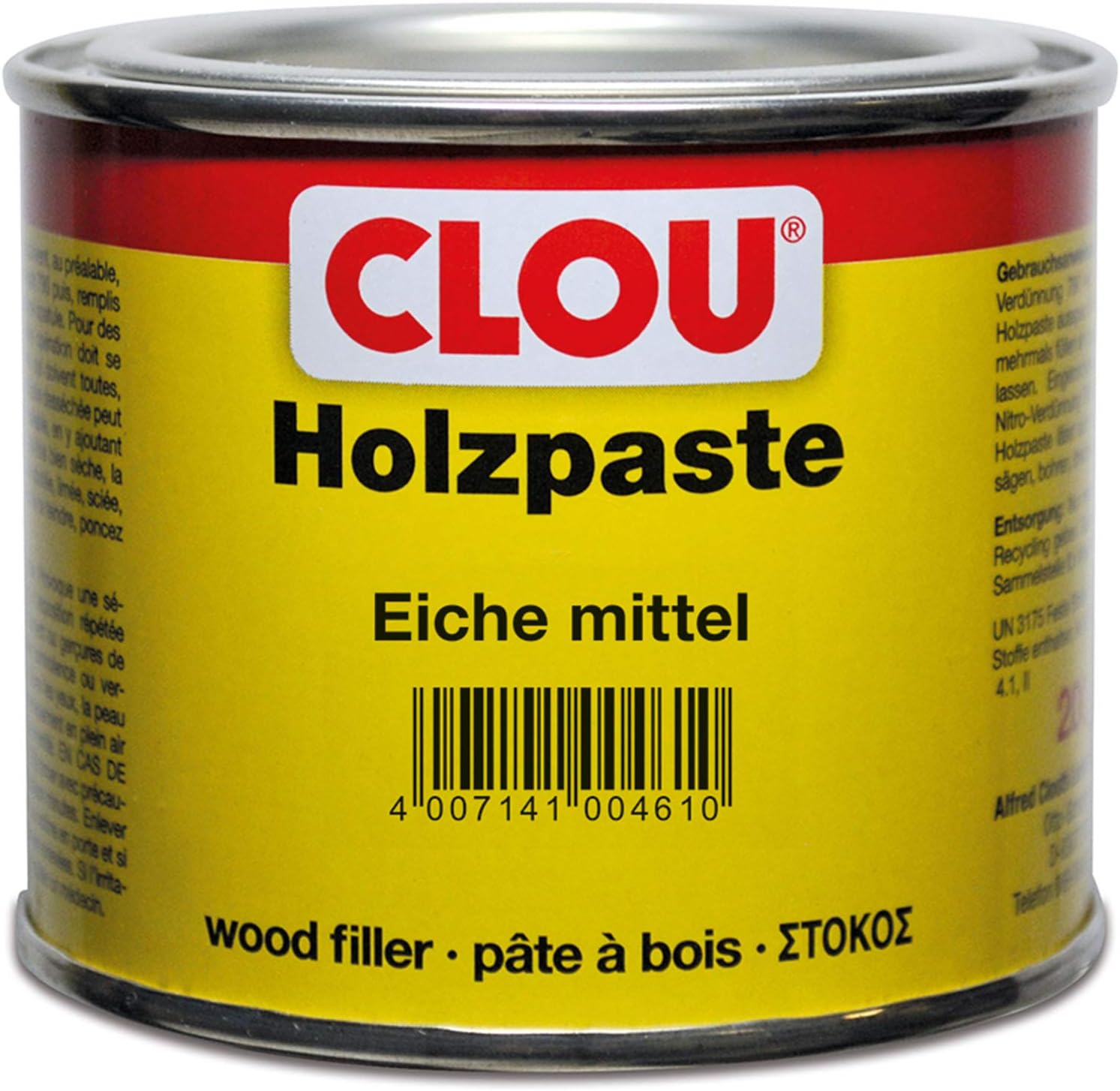 CLOU Holzpaste lösungsmittelhaltig 11 eiche mittel 0,2 kg: Amazon.de ...