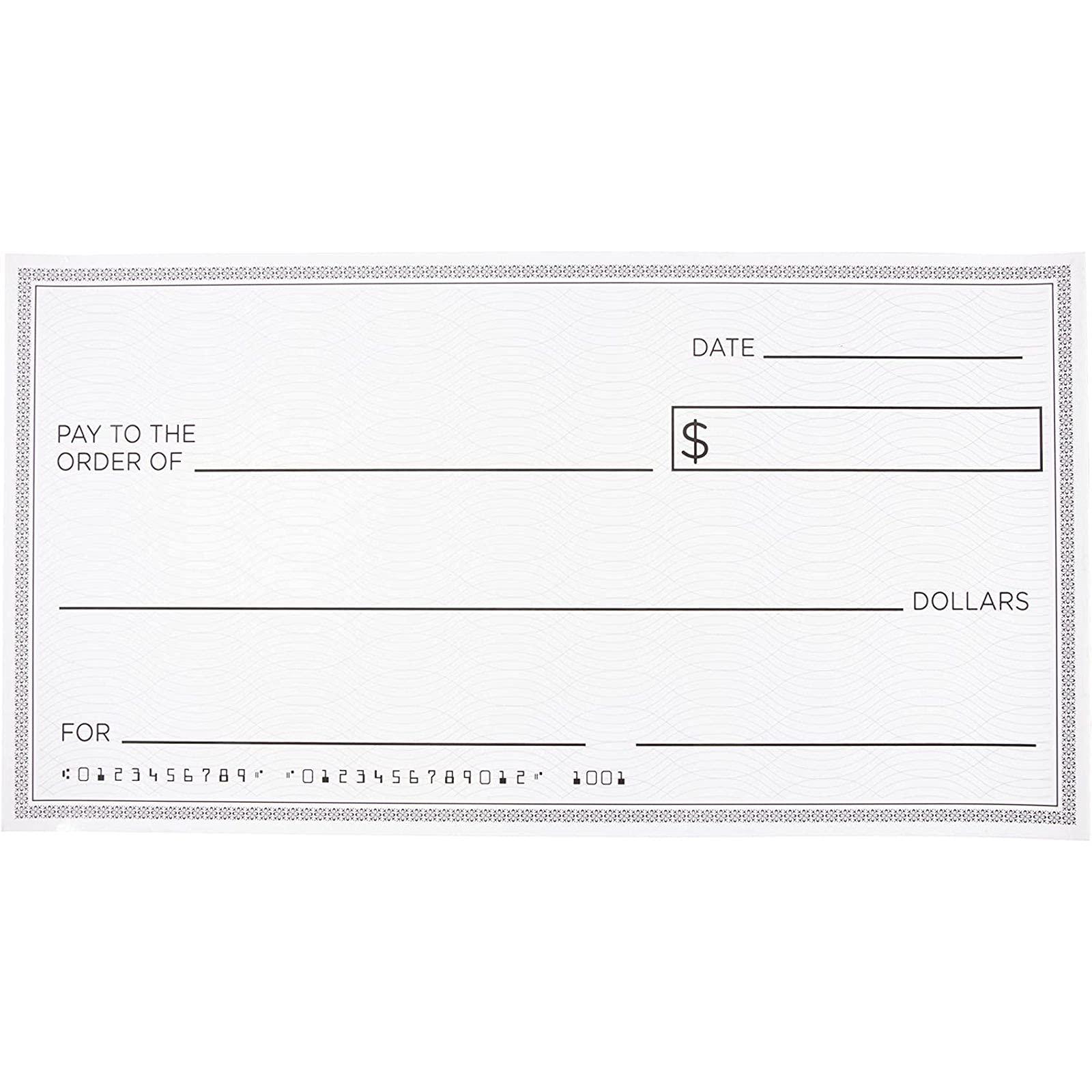 Reusable Giant Oversized Fake Paper Cheques for Endowment Award - Large ...