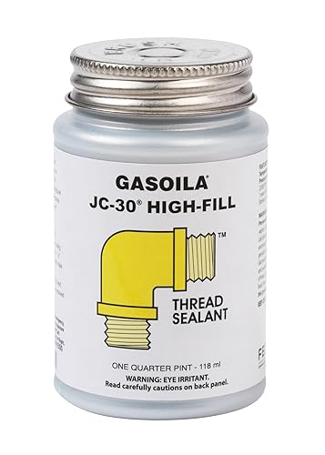 Gasoila Thread Sealant JC-30, High-Fill for Extreme Temperatures, Metal ...