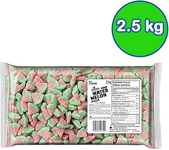 ALLAN Bulk Gummy Candy, Watermelon Slices, 2500 Gram: Amazon.ca: Grocery