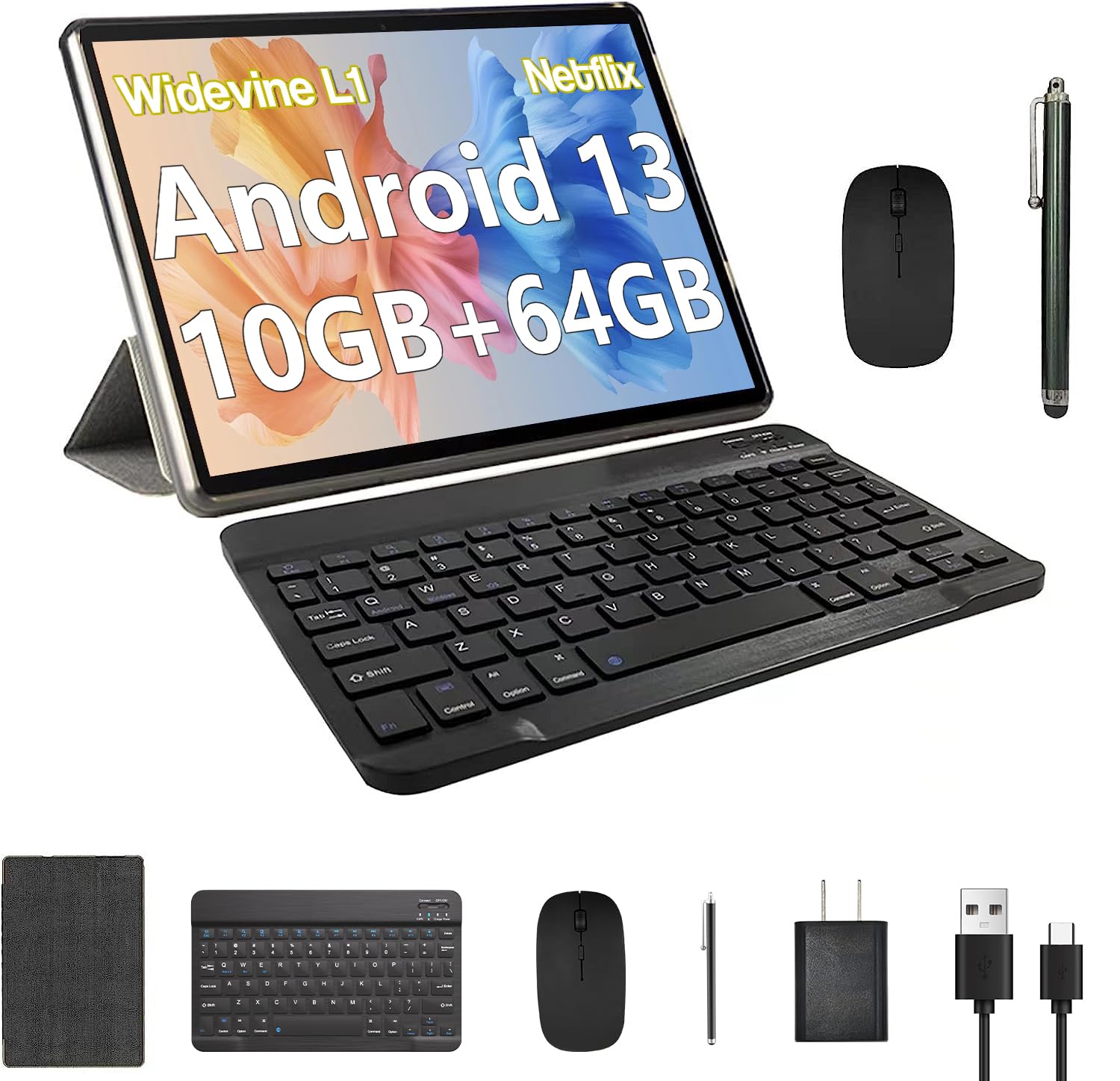 Mua 10 Inch Android 13 Tablet, 10GB RAM+64GB ROM Tablets with Keyboard ...