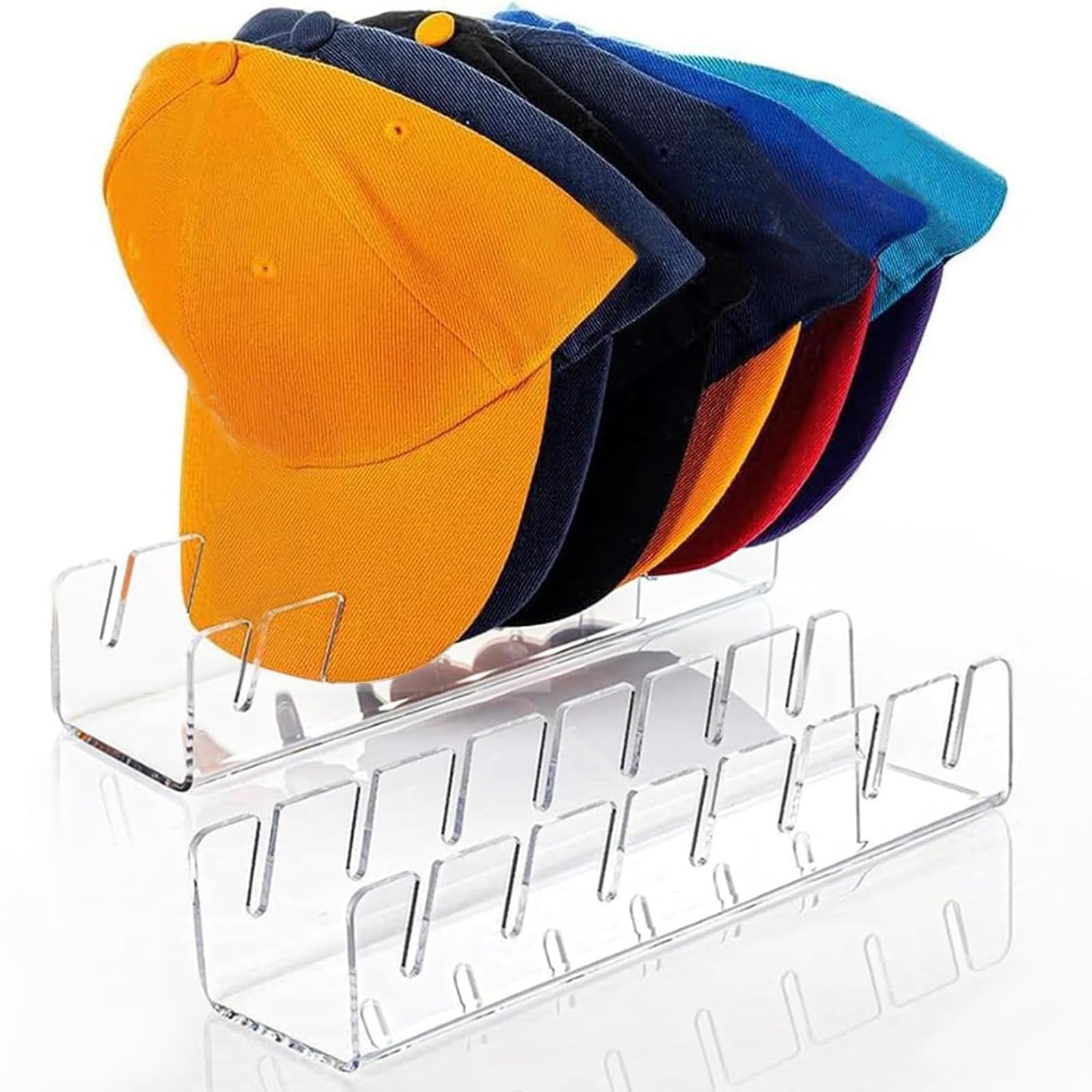Krelymics Hat Stand for Baseball Cap Display and Organizer, 2 Pack ...