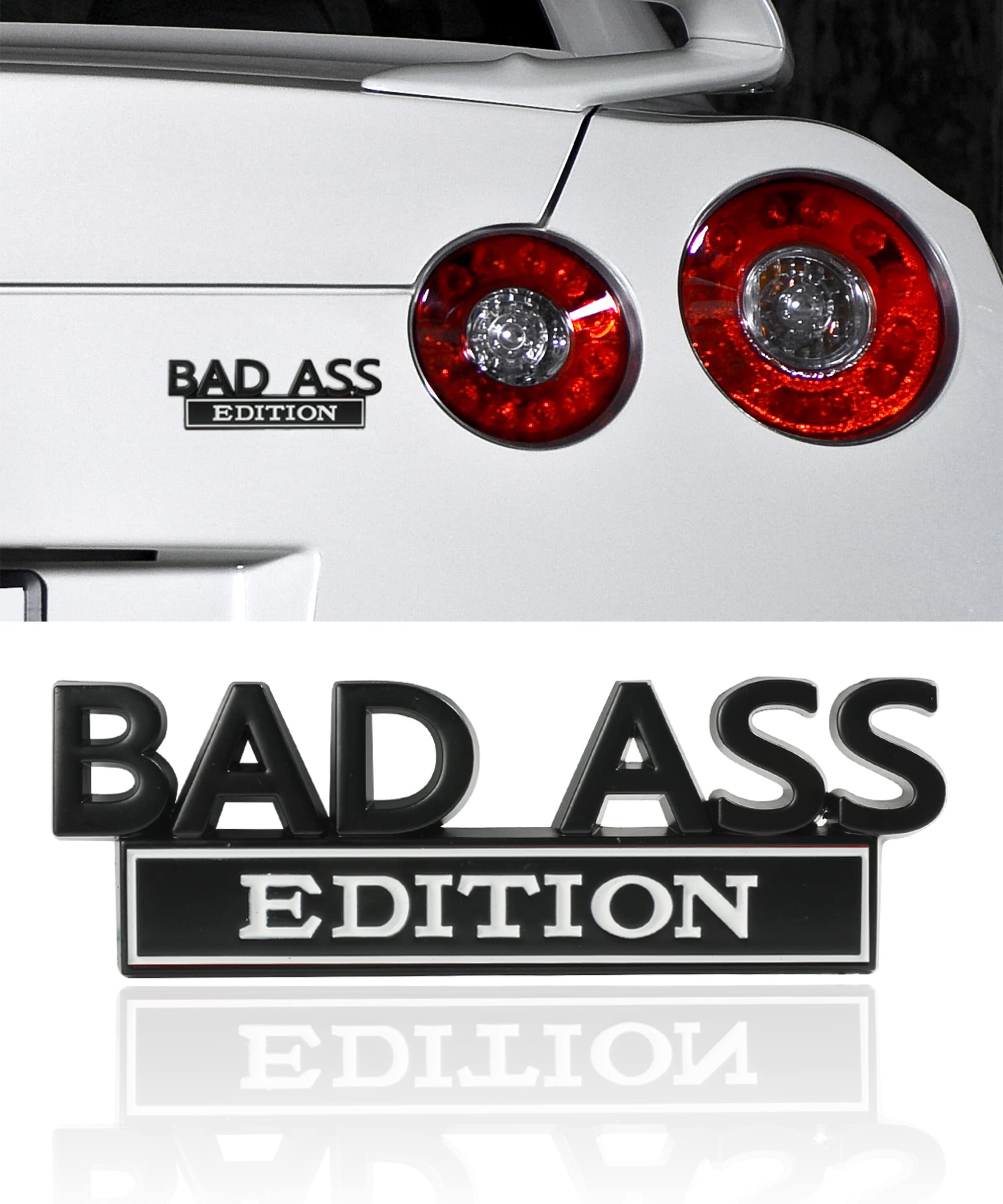 Mua Bad Ass 3D Emblems Sticker,Car Fender Bumper Hood Trunk Door 3D ...