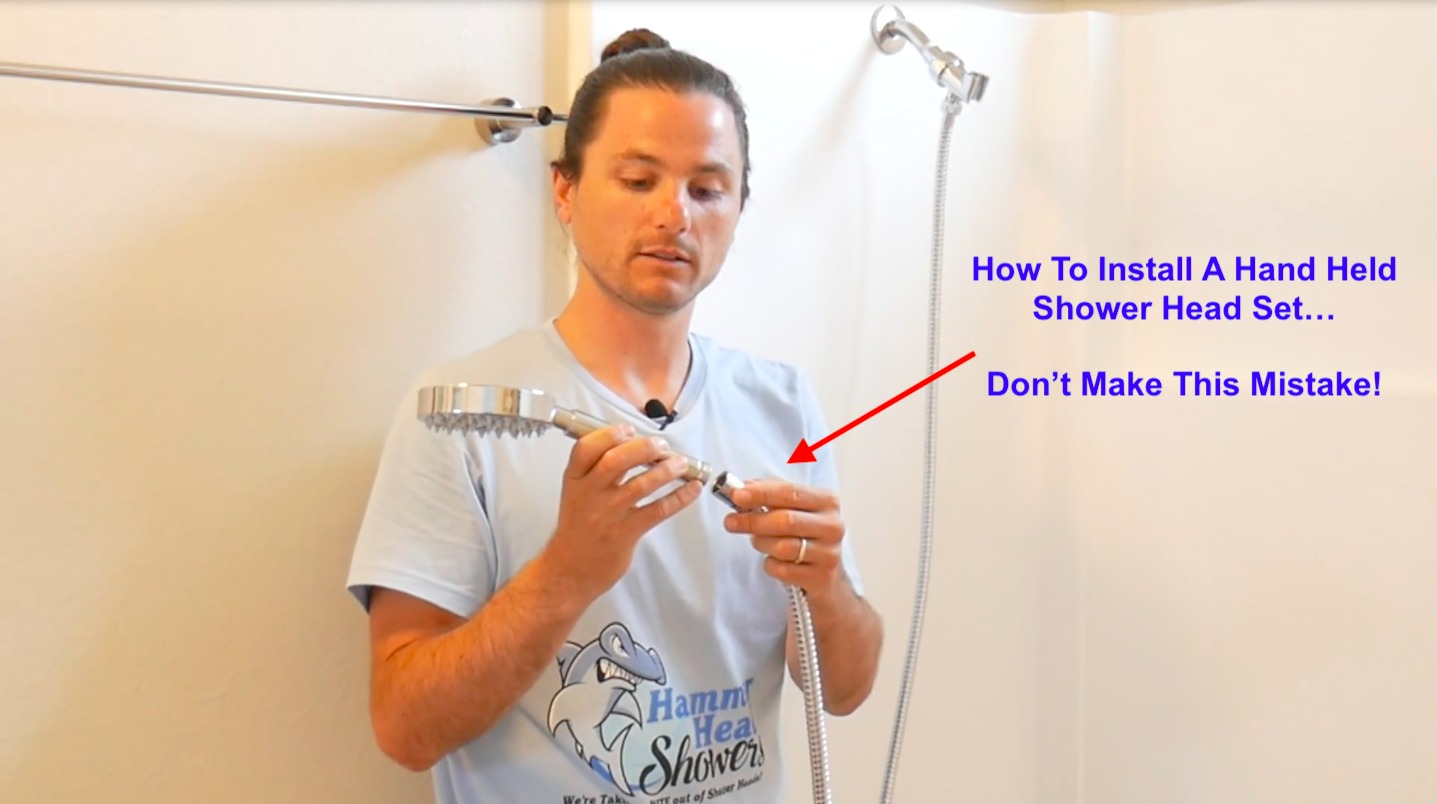 Watch How To Install A Hand Held Shower Head with Hose Set by ...