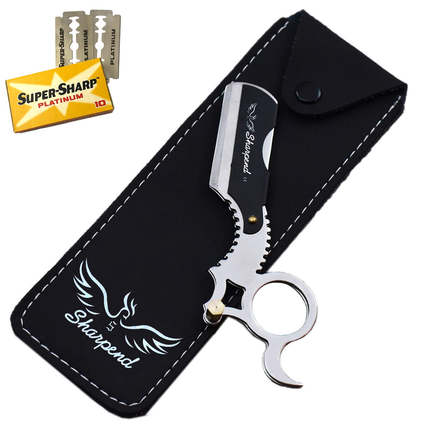 Amazon.com: Barber Straight Razor, Professional Barber Straight Edge ...