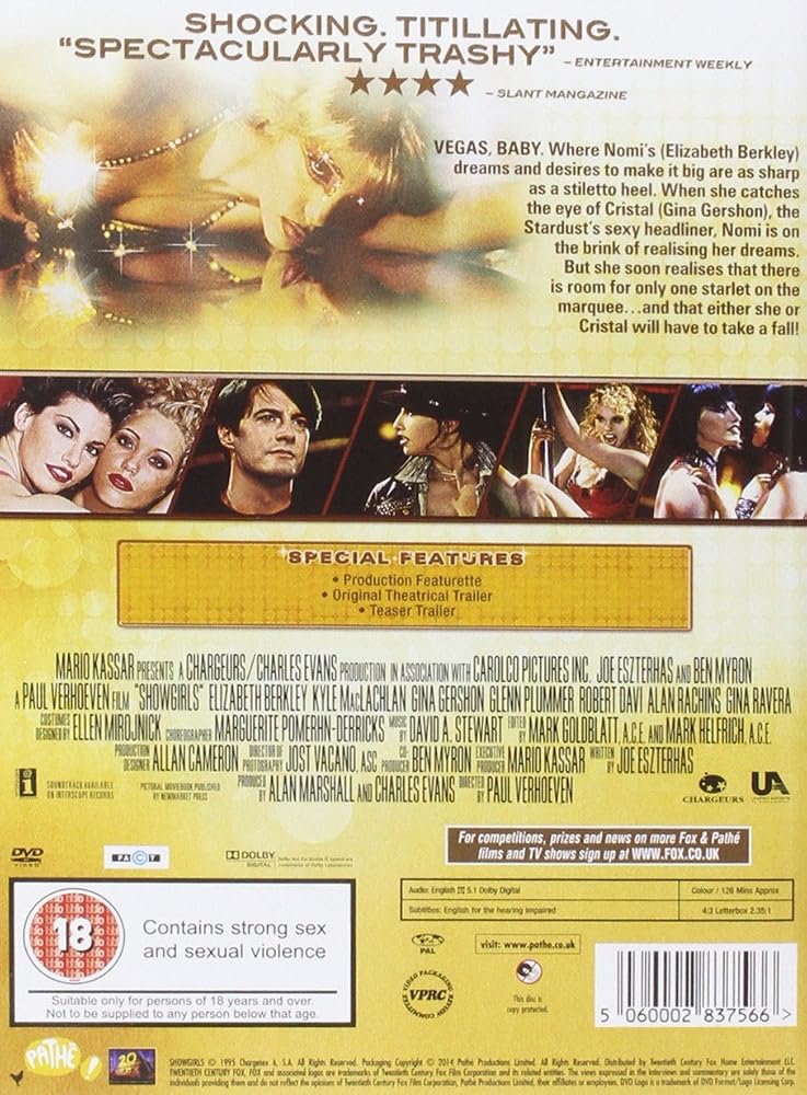 Showgirls (1995 l Paul Verhoeven) - December 18, 2017 - Blu-ray Forum