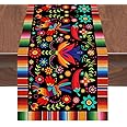 Amazon.com: Linen Mexican Fiesta Table Runner Decoration 72×13inch Long ...