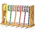 Amazon.com : Wooden Label Dispenser Large Sticker Roll Holder Dispenser ...