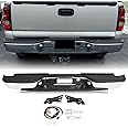 Amazon.com: ECOTRIC Rear Step Bumper Bar Chrome for 1999-2006 Chevy ...