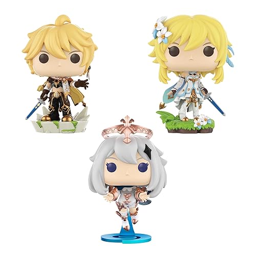 Funko Pop! Genshin Impact Set of 3 - Aether, Lumine and Paimon in ...