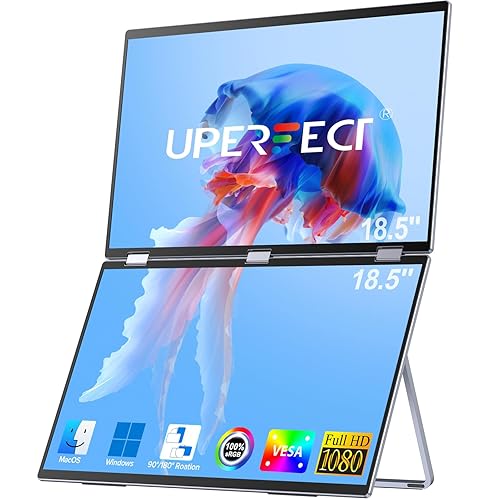 UPERFECT Delta 18.5" Portable Monitor for Laptop Screen Extender FHD ...