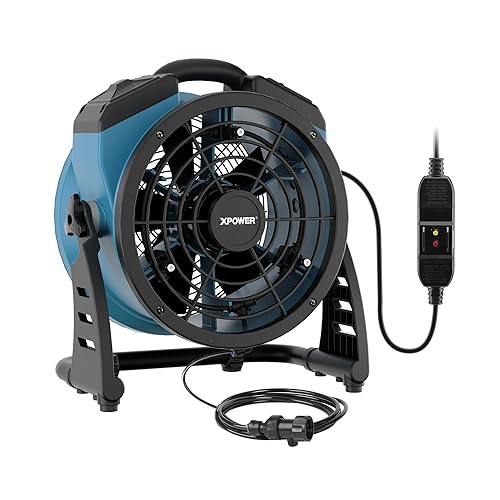 XPOWER Misting Fan FM-48, Outdoor Cooling, Heavy Duty, Powerful, High ...