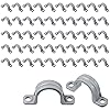 Demissle PVC Conduit Clamp 2 Hole Straps Heavy Duty Grey Plastic ...