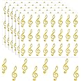 Amazon.com: Whaline 480Pcs Gold Music Note Stickers Glitter Music ...