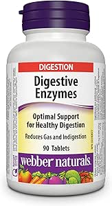 Webber Naturals Digestive Enzymes for Proteins and Carbohydrates, 90 ...