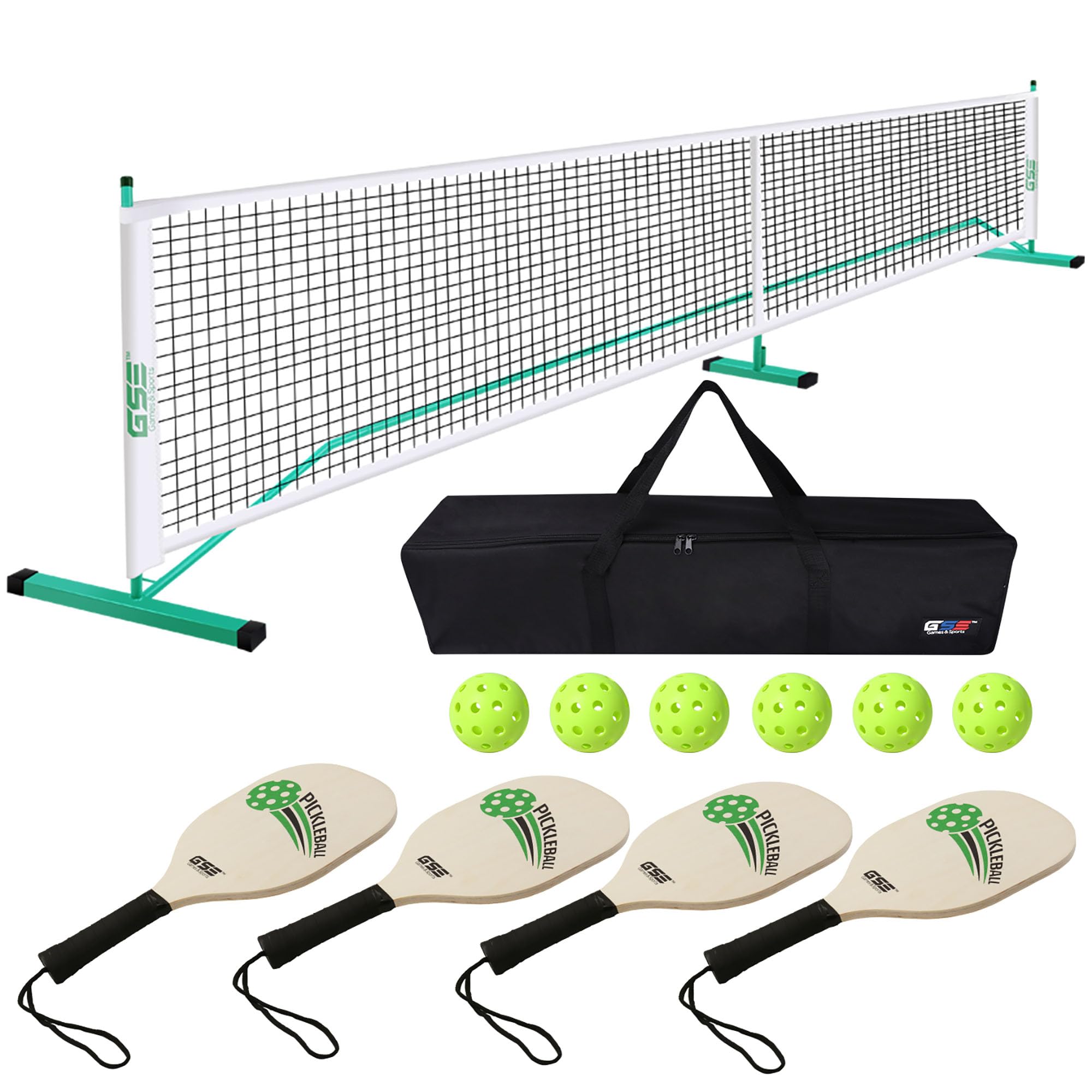 GSE Games & Sports Expert Portable Pickleball Net Set with Regulation ...