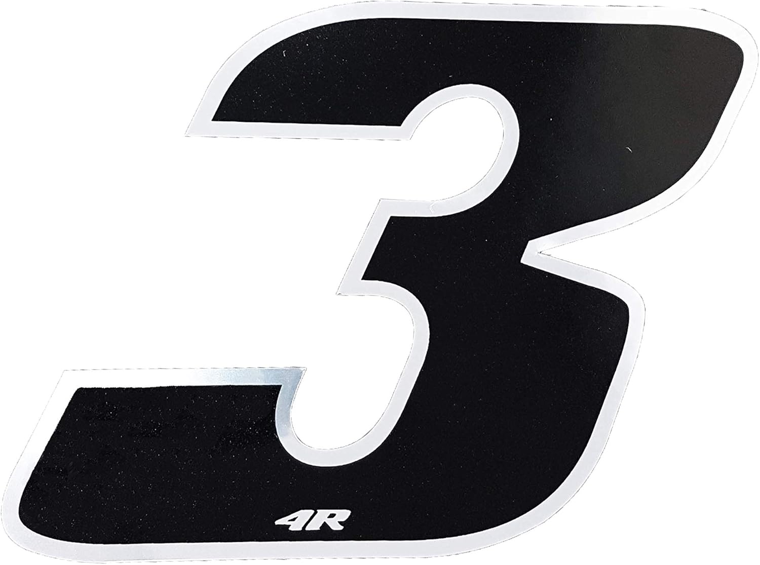Quattroerre Racing Number 3 Anodized Mini, Black – BigaMart