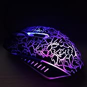 Ukamshop Professional Colorful Backlight 4000DPI Optical Wired Gaming ...