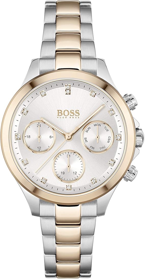 Hugo BOSS Women's Analogue Quartz Watch with Stainless Steel Strap ...