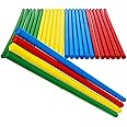 Amazon.com: Juvale 24 Pack Rhythm Lummi Music Sticks for Kids, Bulk Set ...