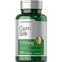 Amazon.com: Corn Silk Capsules 1200mg | 200 Count | Non-GMO, Gluten ...