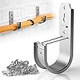 Amazon.com: MooxHAI 50 Pack Wall Mount J Hook with Retainer Clip ...
