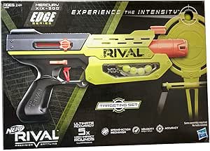 Amazon.com: NERF Rival Mercury XIX-500 Edge Series Blaster with Target ...