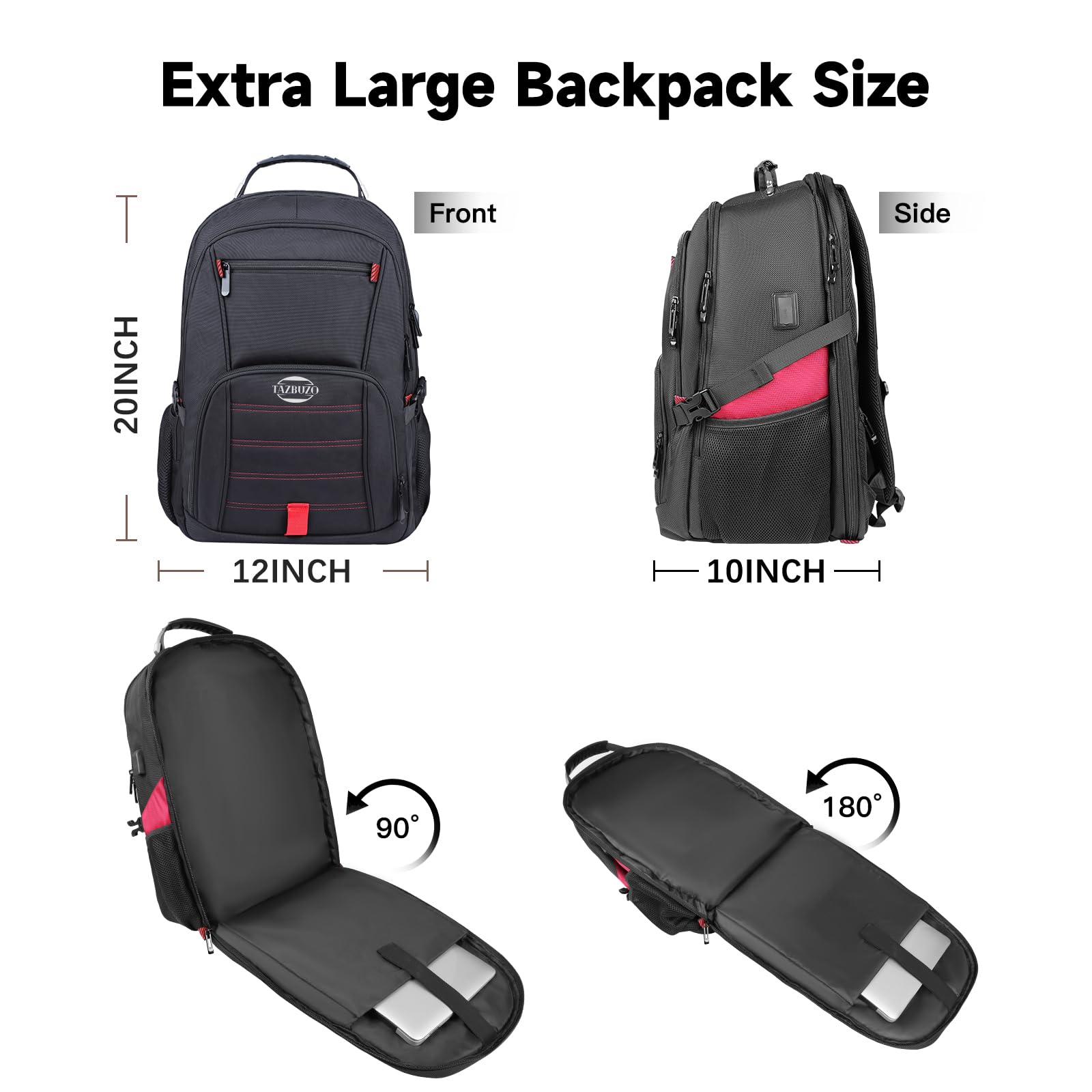 Mua 50L Travel Backpack, Extra Large Backpack, Laptop Backpack for Men ...