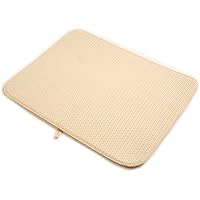 Amazon.com: Norpro, Cream 24 by 18-Inch Microfiber Dish Drying Mat, 18 ...