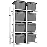 Amazon.com: PROSLAT Bin Warehouse Rack - 12 Totes : Tools & Home ...