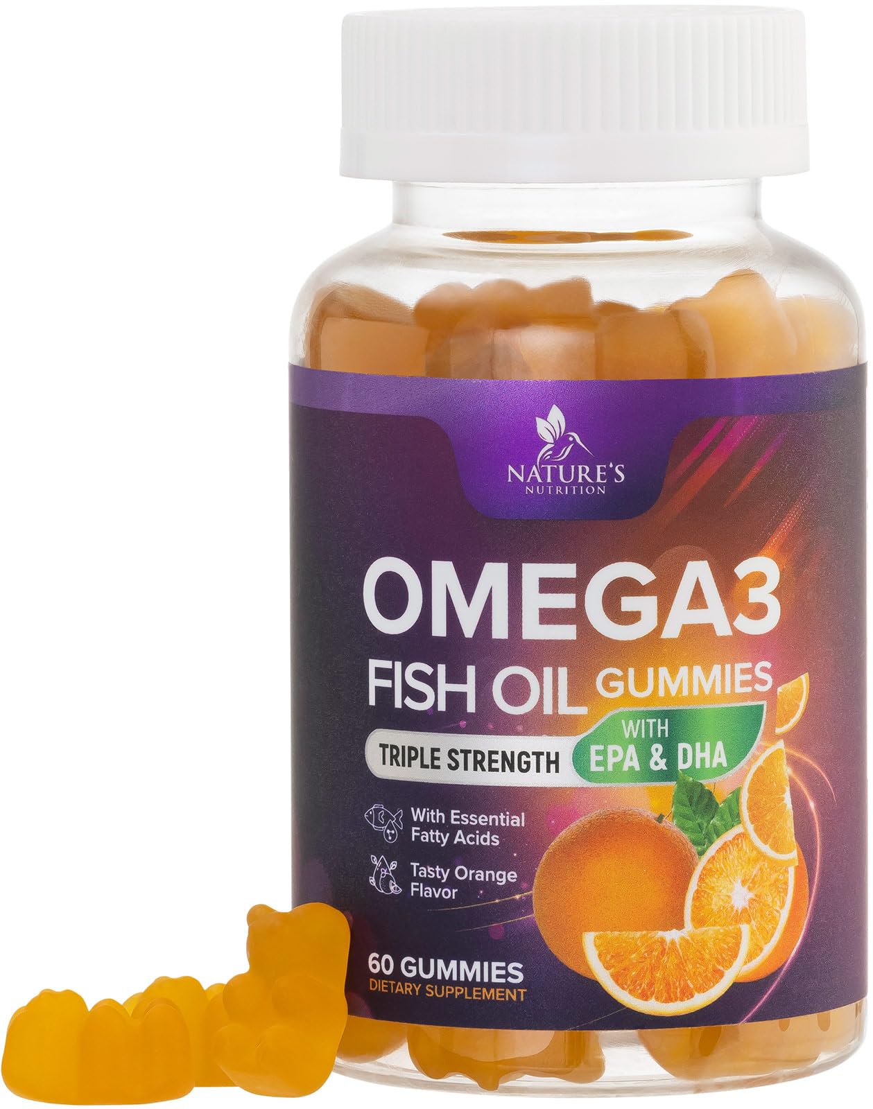 Mua Omega 3 Gummies for Adults, Omega-3 Fish Oil Gummies for Heart ...