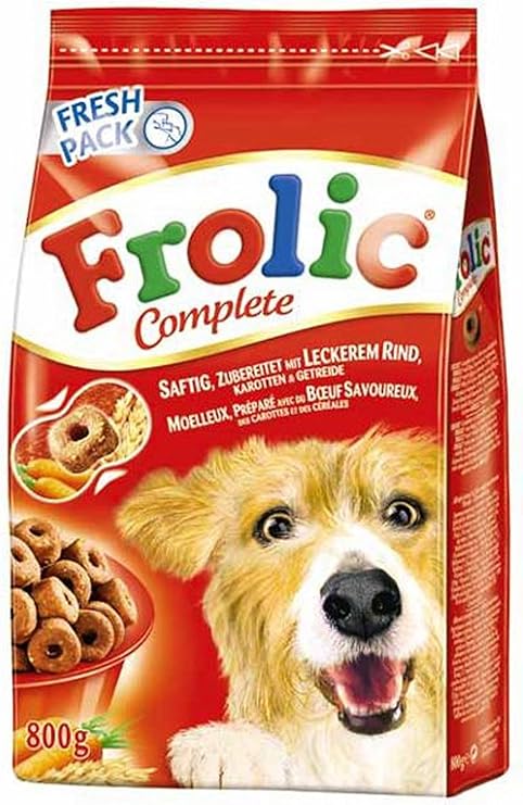 Croquettes Frolic Semi-humide au boelig;uf pour chien adulte 4 kg ...