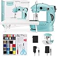 Amazon.com: Magicfly Mini Sewing Machine with Extension Table, Dual ...
