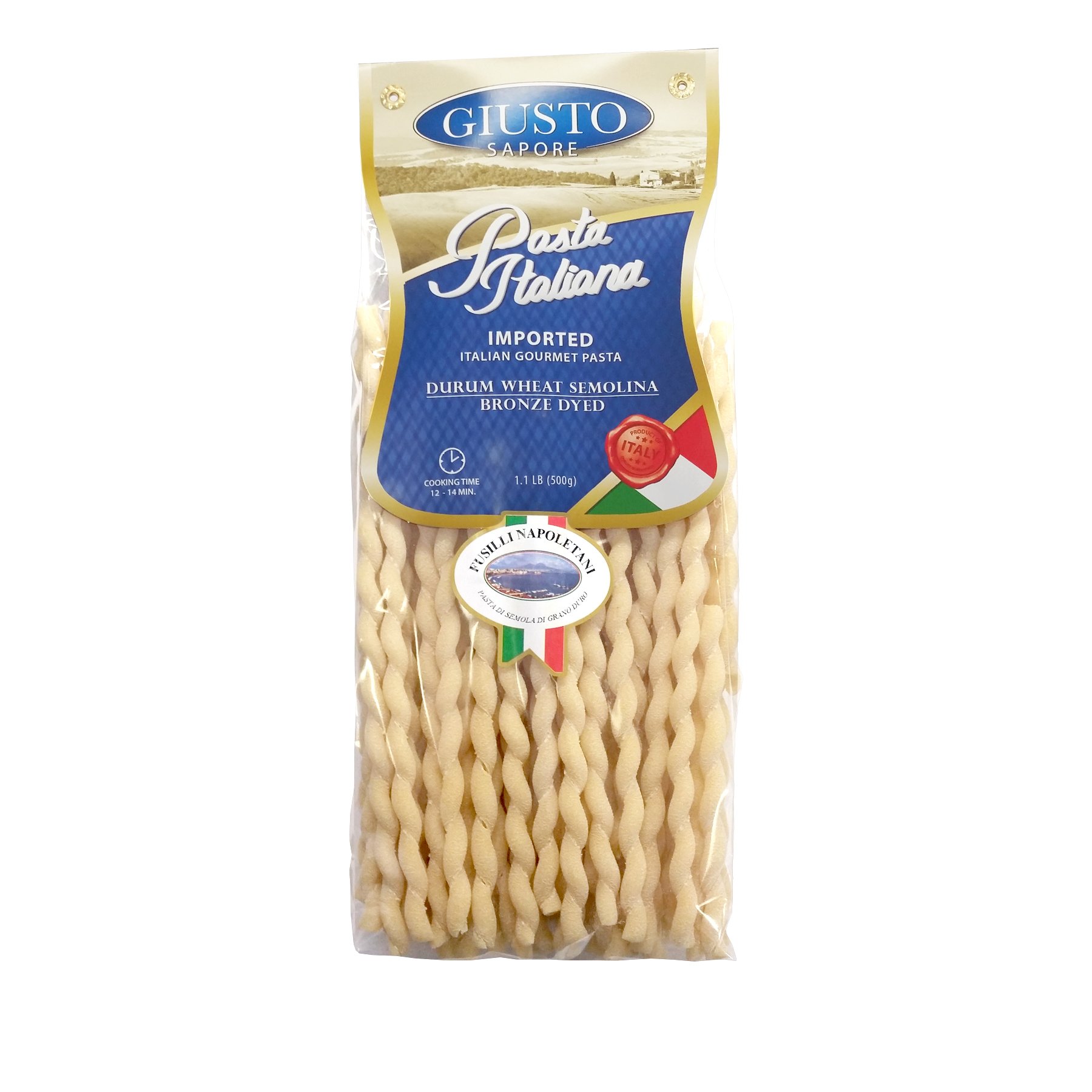 Amazon.com : Dal Raccolto Fusilli Pugliese Pasta, 1.0 Pound : Grocery ...