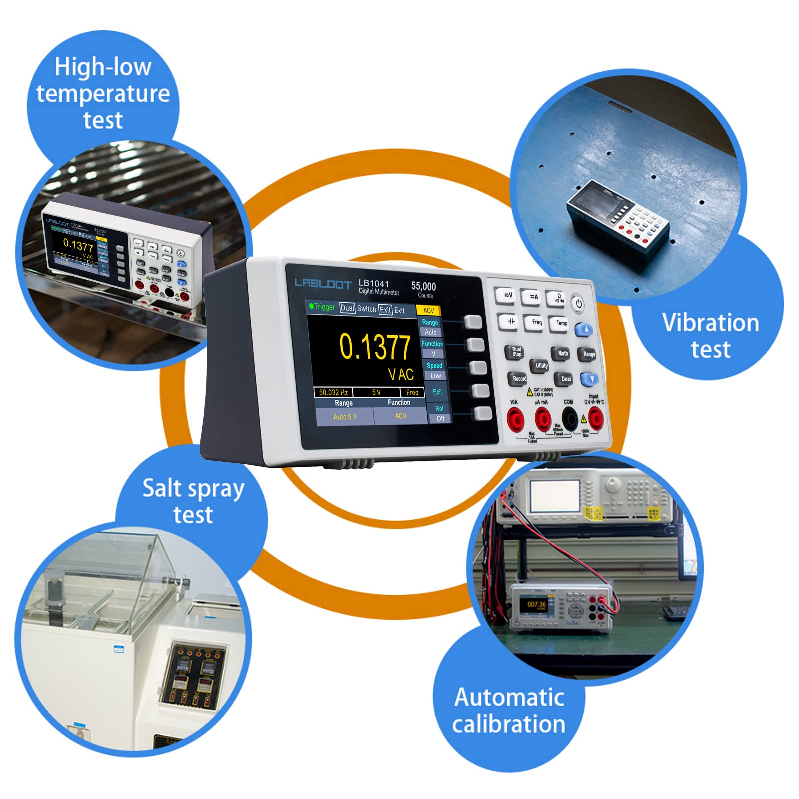 Mua LB1041 Bench Digital Multimeter 55000 Counts DC/AC Voltmeter ...