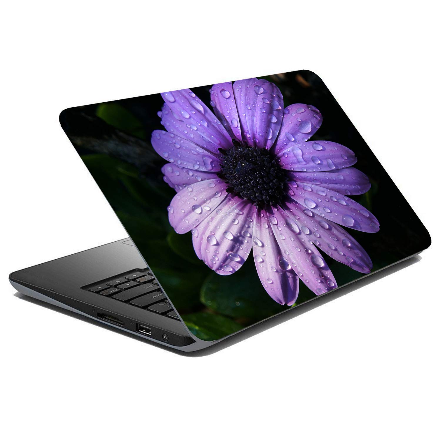 wallpics™ Beautiful Flower Laptop Skin Fully Waterproof Vinyl Sticker ...