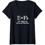 Funny Musician, E equals F Flat, Theory Of Relativity Joke T-Shirt ...