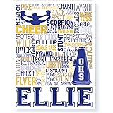 Amazon.com: Cheerleading Gifts For Girls, Choose Colors, Cheerleading ...
