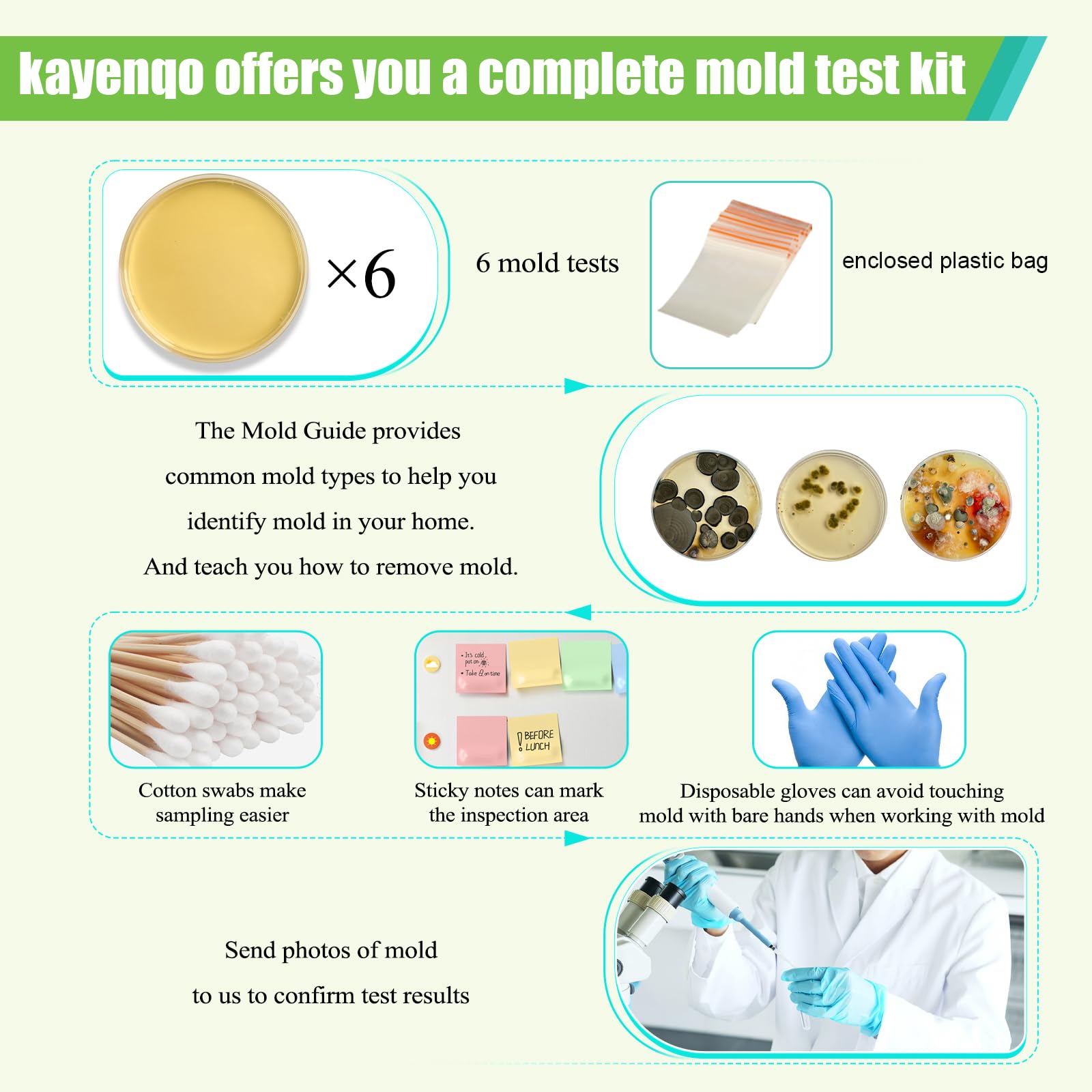 Mua Mold Test Kit for Home - 6 Simple Detection Tests,Test HVAC System ...