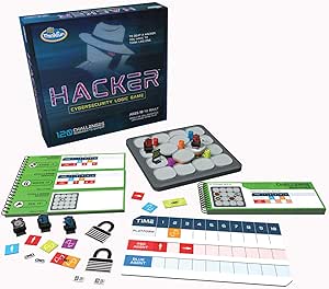 Amazon.com: Think Fun Hacker Cybersecurity Coding Game and STEM Toy for ...