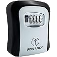 Amazon.com: Iron Lock® - Key Lock Box 4 Digit Combination Key lockbox ...
