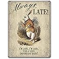 Amazon.com: Agedsign Alice in Wonderland Poster, Vintage Metal Tin Sign ...